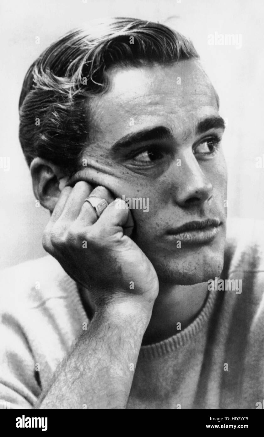 Sean Flynn, who has arrived in Hollywood to sign his first movie ...