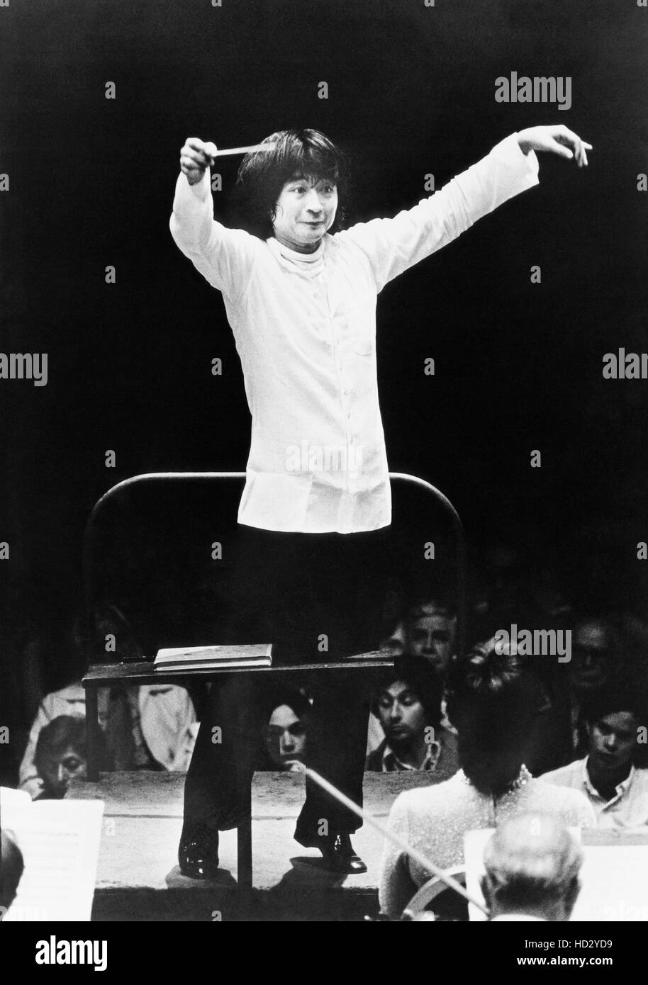 Seiji Ozawa, Japanese conductor, circa 1970s Stock Photo - Alamy