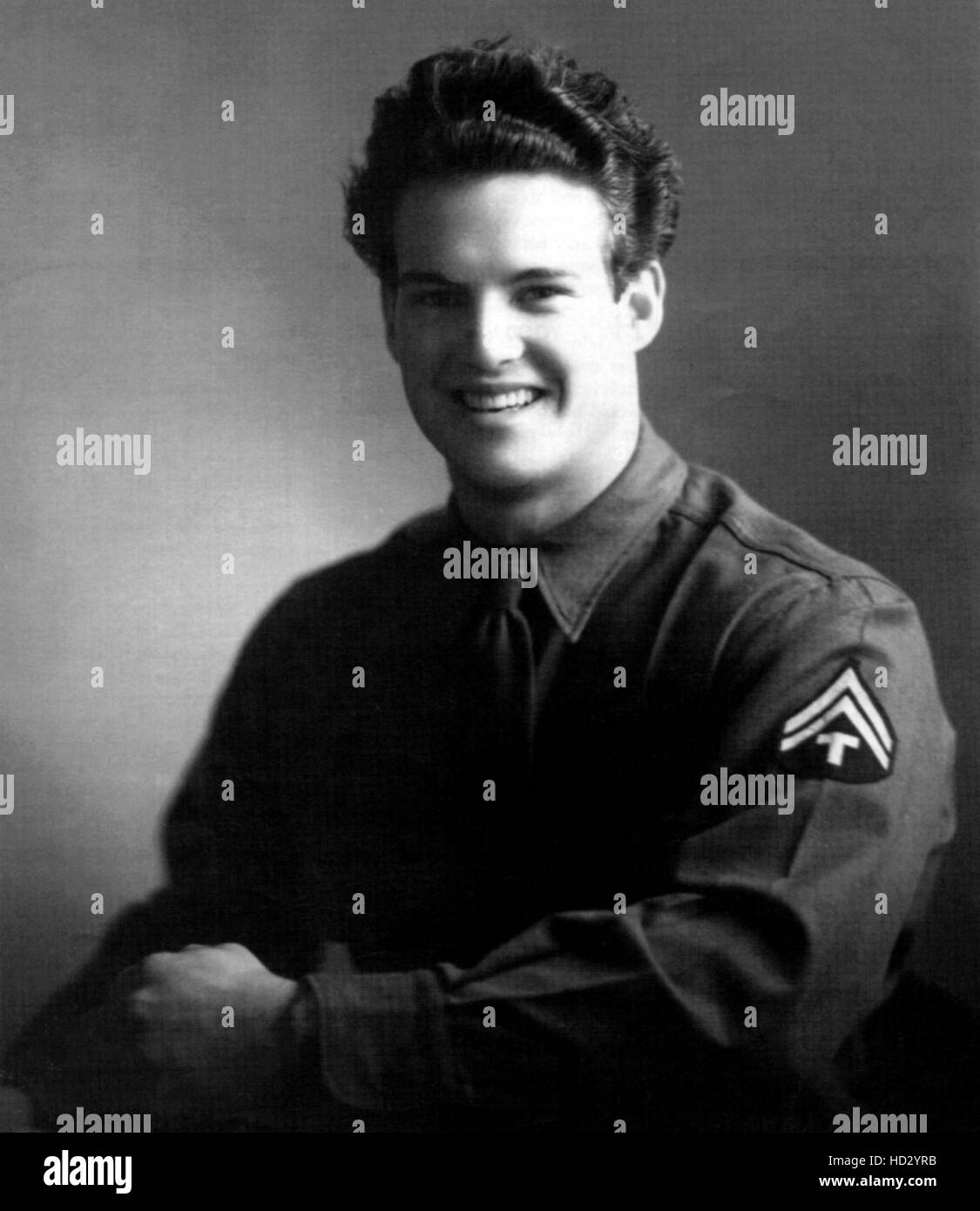Steve Reeves during Army service in the Pacific, ca. 1944 Stock Photo ...