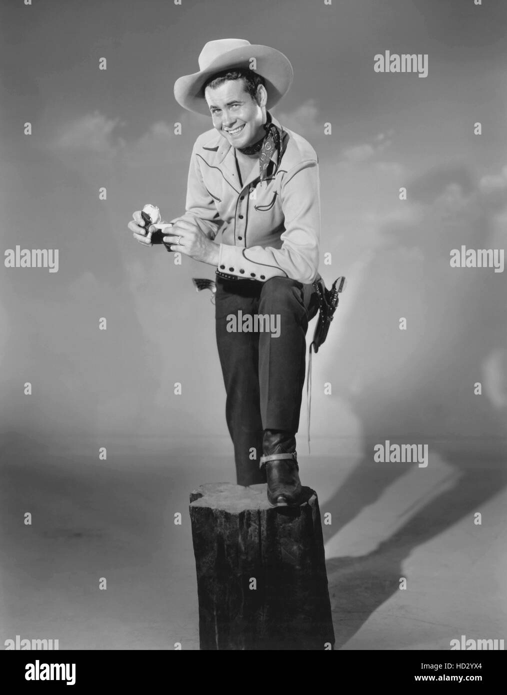 Sunset Carson, mid 1940s Stock Photo - Alamy