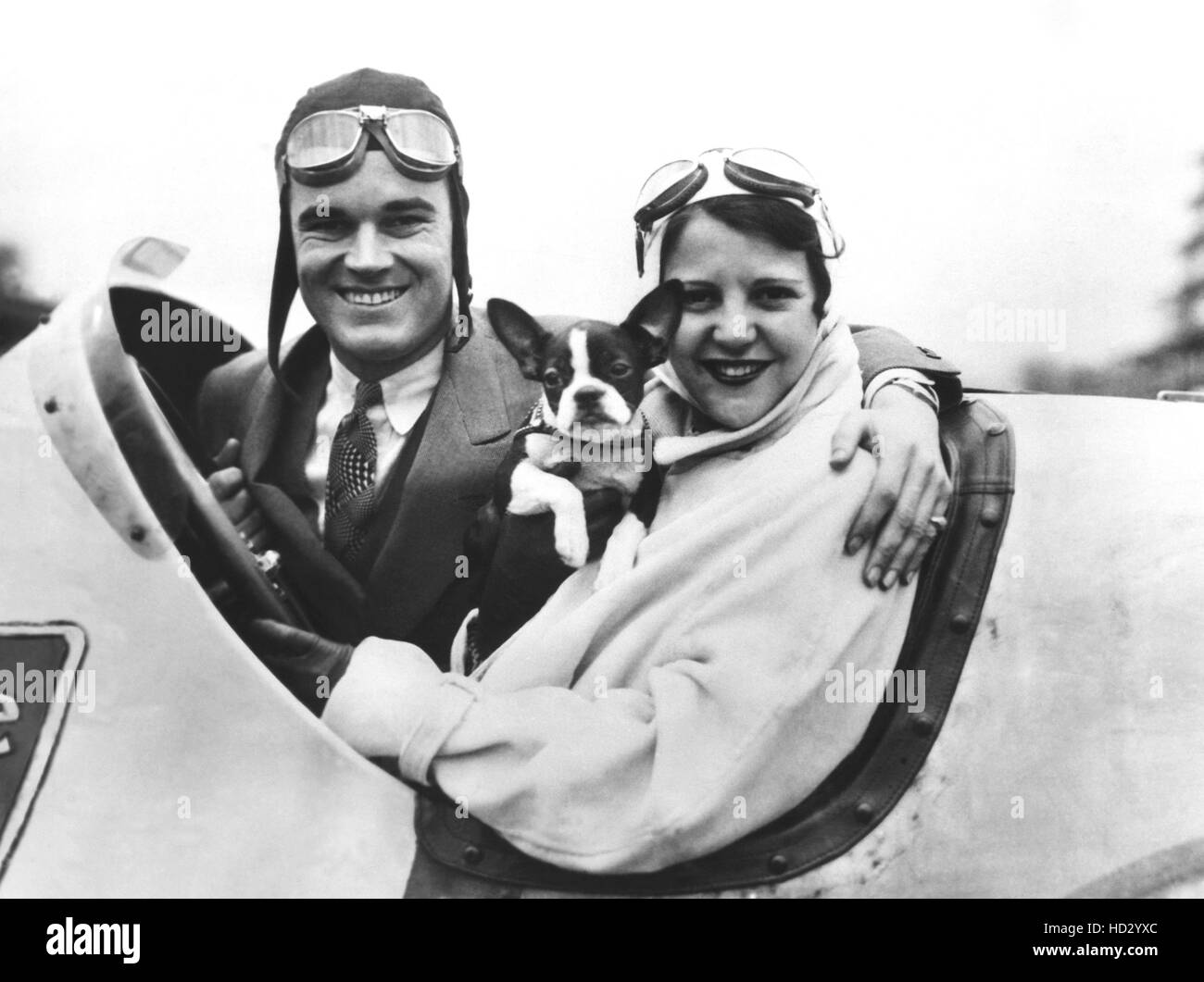 Sue Carol (right) and her second husband, actor Nick Stuart, with their ...