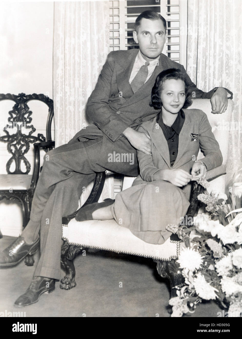 Sylvia Sidney and Bennett Cerf in their first picture together, 10/5/36 ...