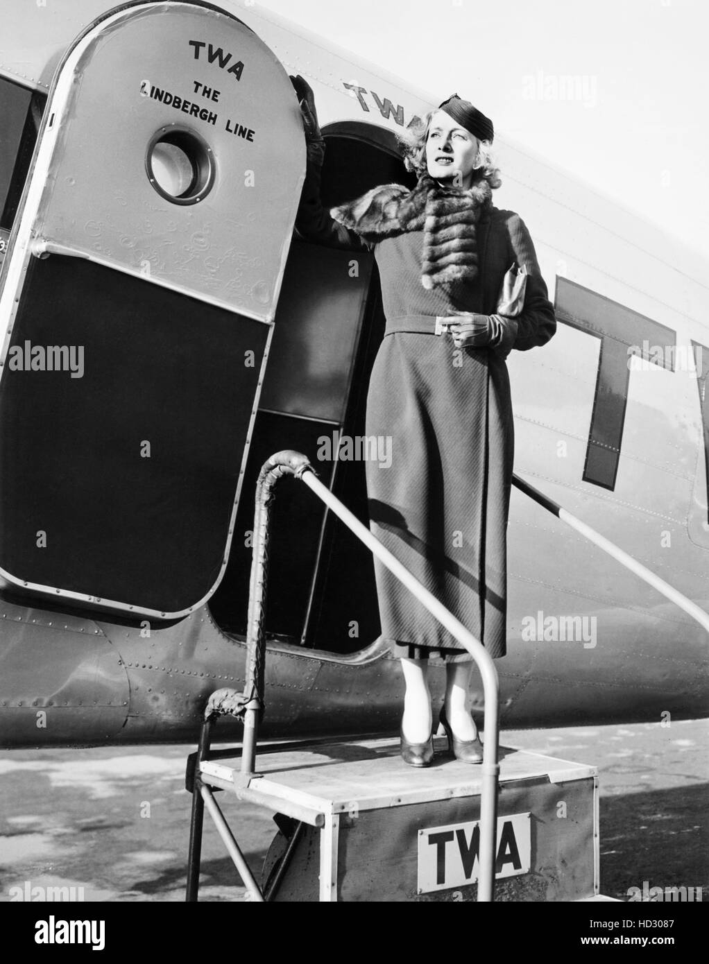 Tala Birell arriving in New York, 1935 Stock Photo - Alamy