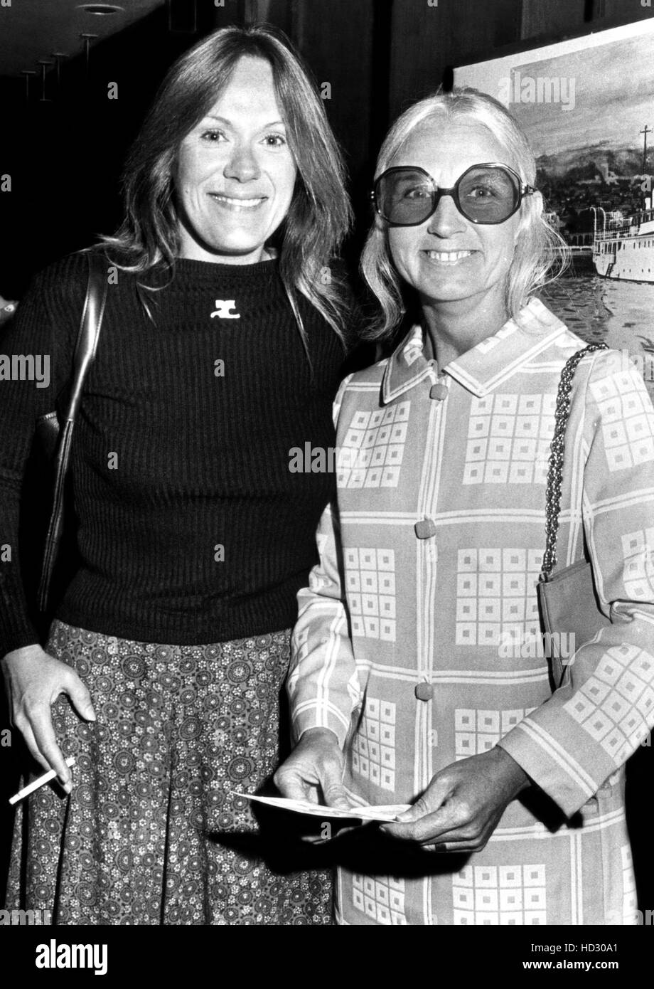 Tammy Grimes, Sybil Christopher, at New York premiere of THE LAST OF ...