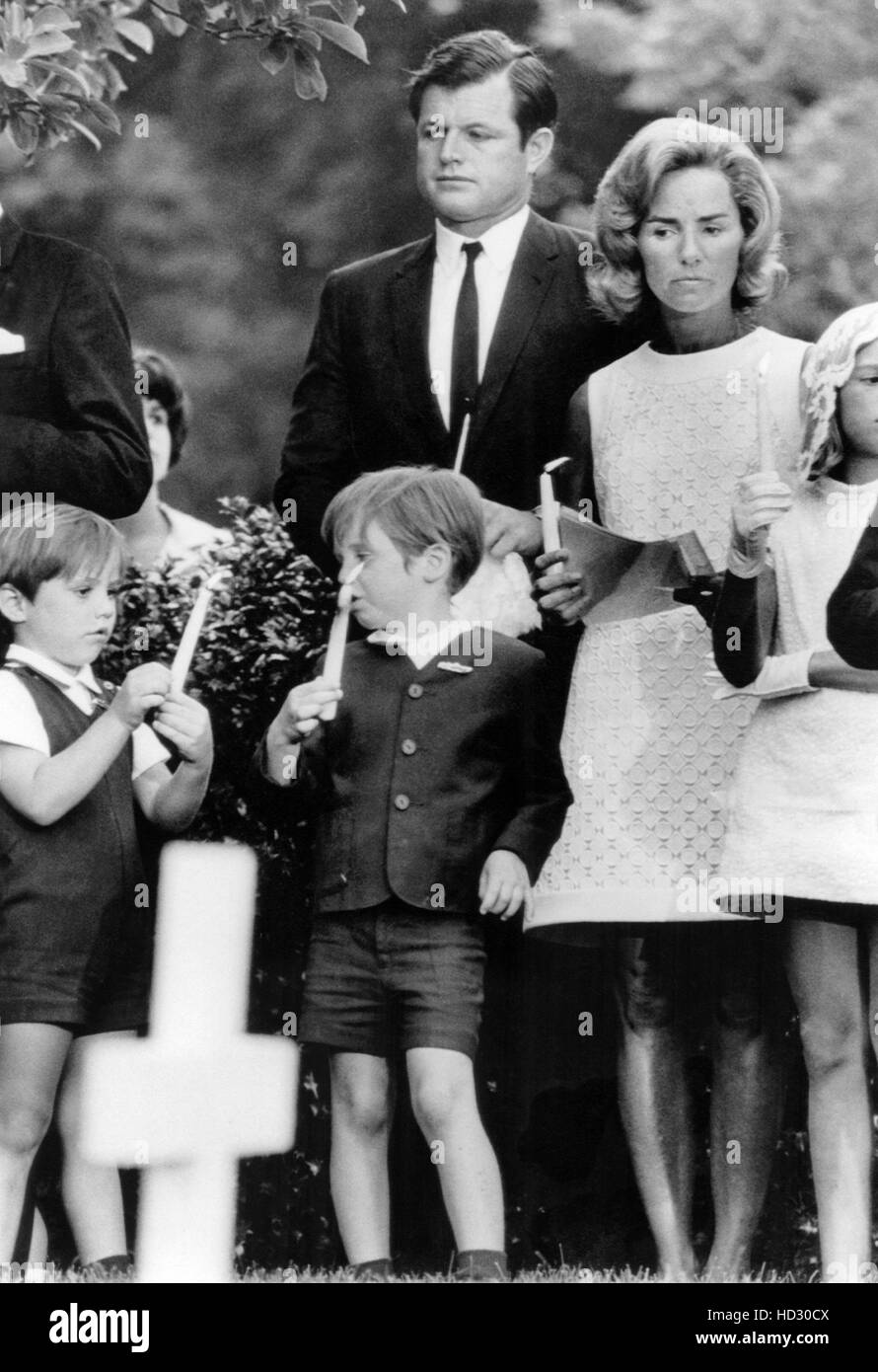 From left: Senator Edward Kennedy and his sister-in-law, Ethel Kennedy ...
