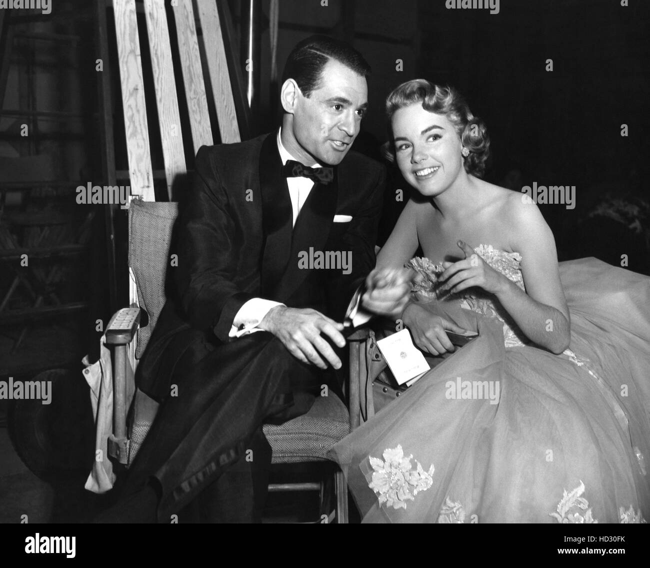 Army Archerd, Terry Moore, ca. mid-1950s Stock Photo - Alamy