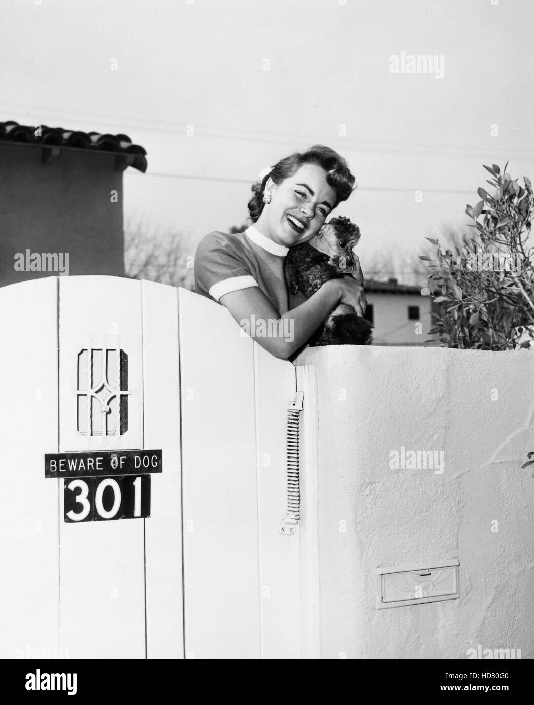 Terry Moore, at home, ca. late 1940s Stock Photo - Alamy