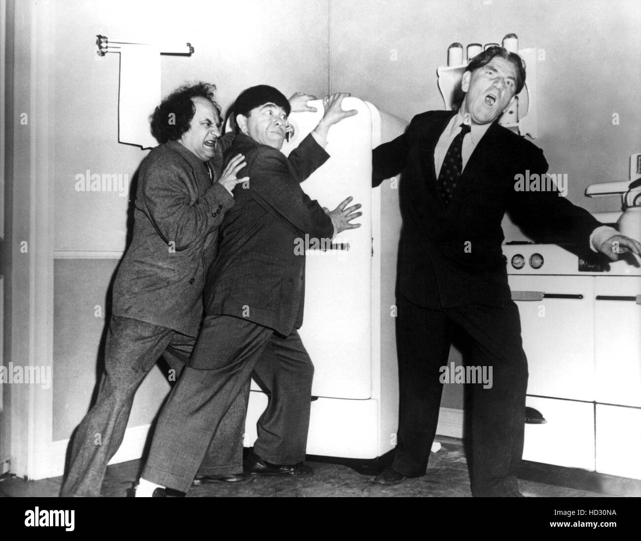 THREE ARABIAN NUTS, from left Larry Fine, Moe Howard, Shemp Howard ...