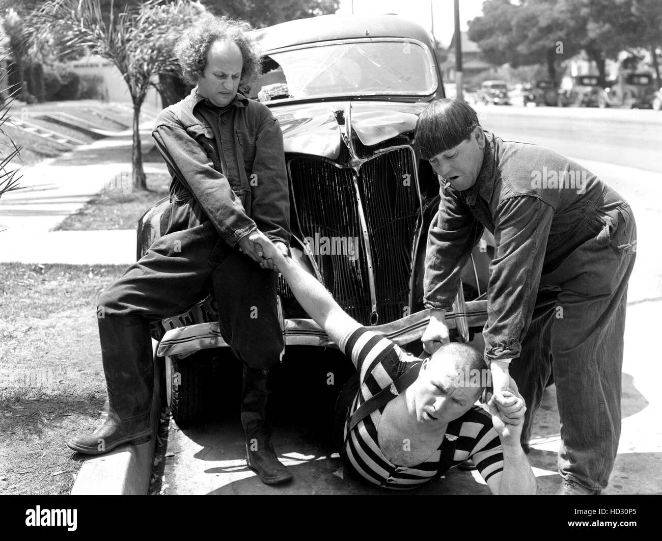 Larry Fine THE THREE STOOGES IN ORBIT 1962 COLORIZED LARRY FINE