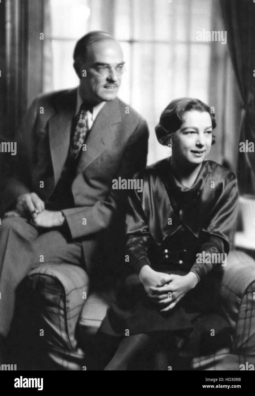 From left: playwright Thornton Wiler with his sister novelist Isabel ...