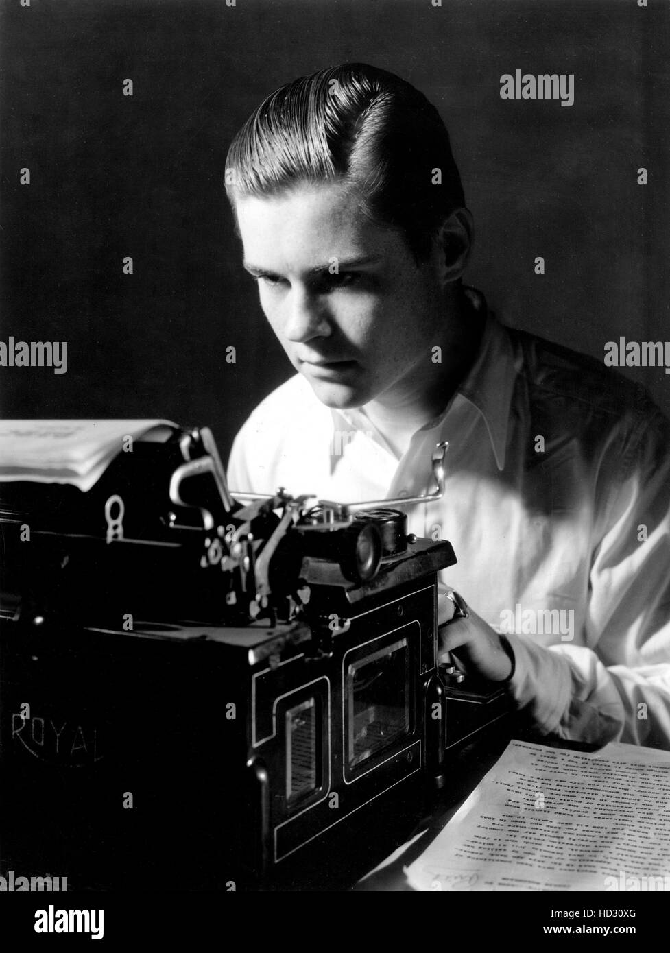Tom Brown, in a publicity shot, 1932 Stock Photo - Alamy