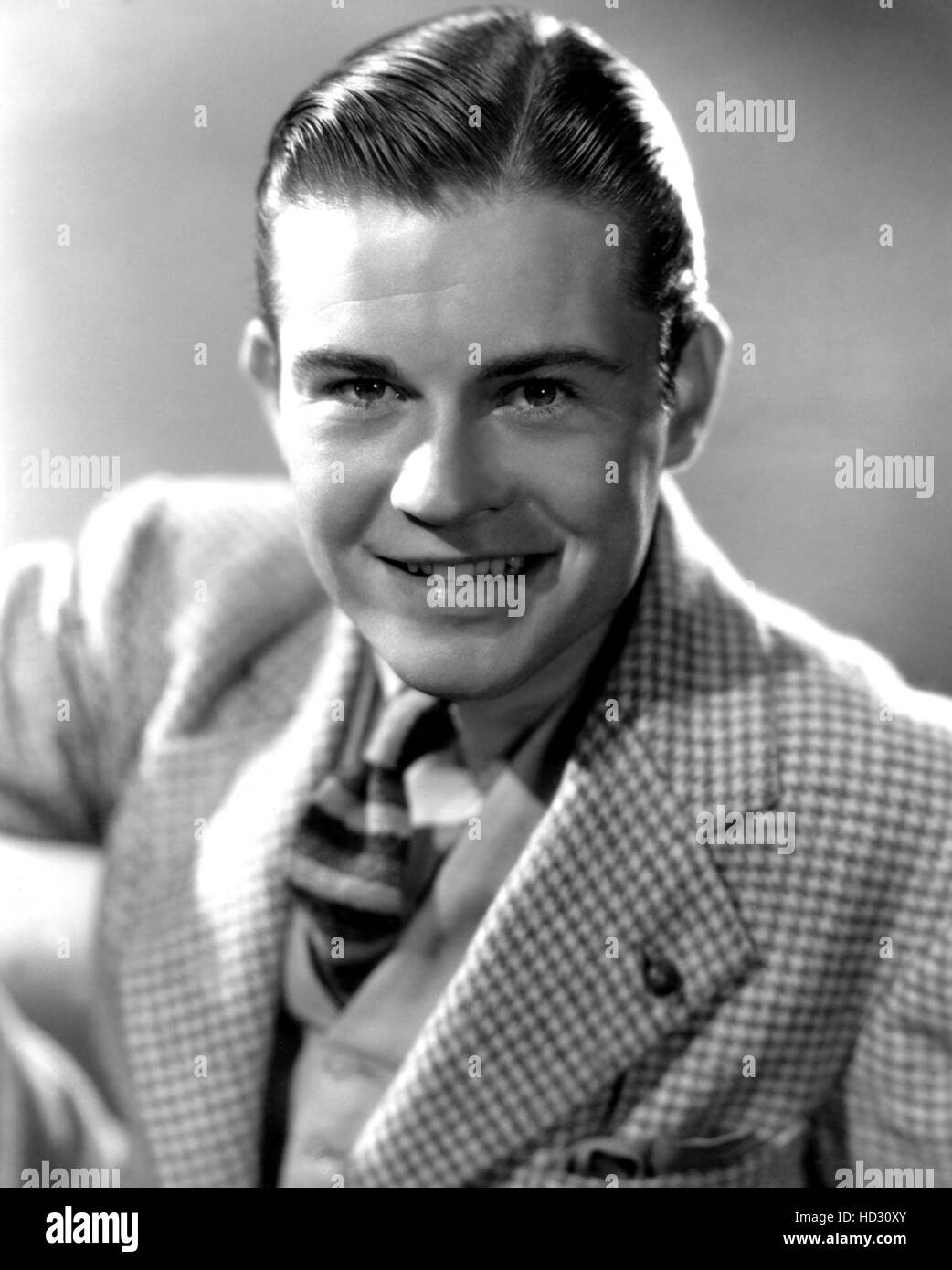 Tom Brown, Paramount Pictures studio portrait ca. 1935 Stock Photo - Alamy