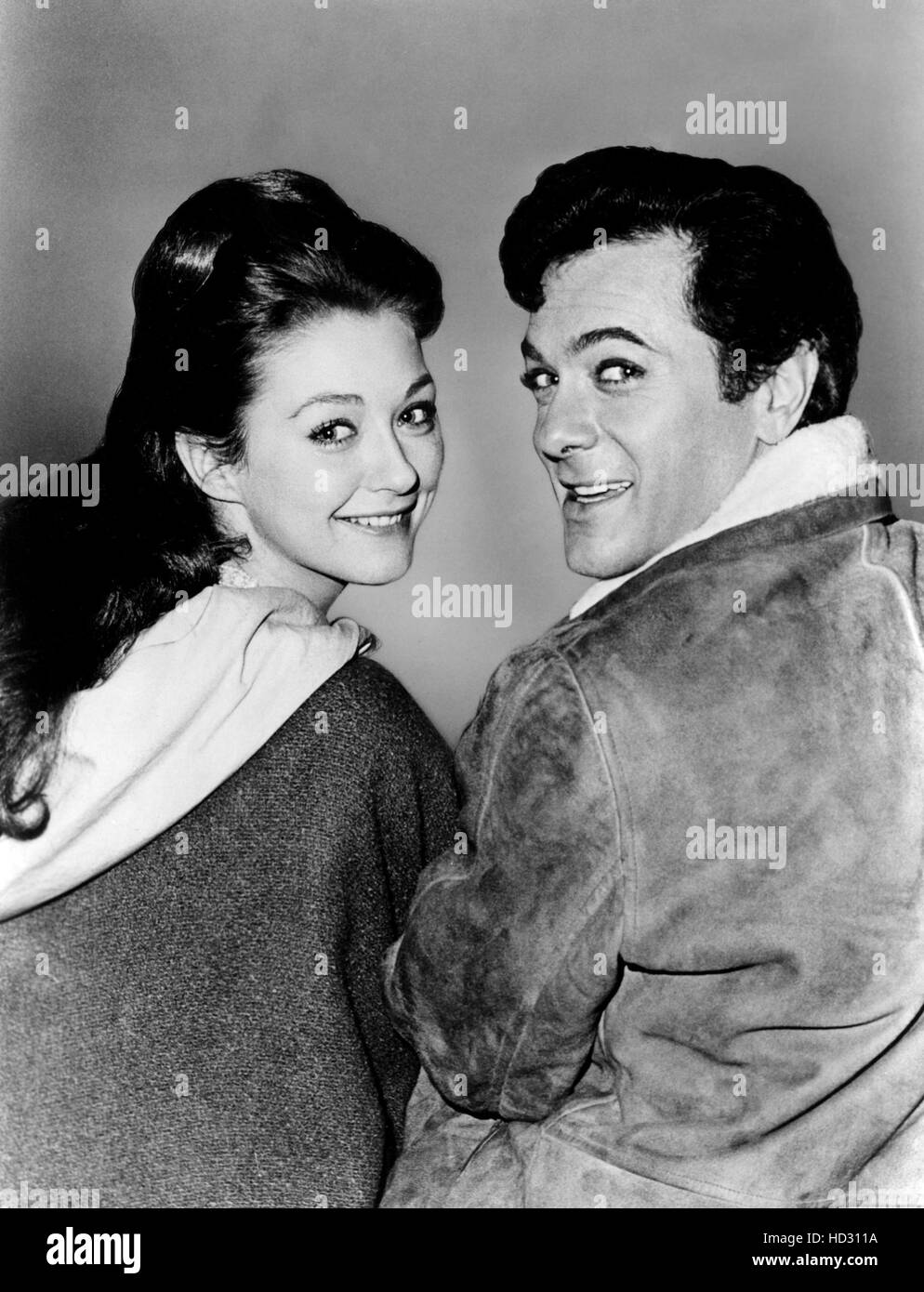 TONY CURTIS, with wife Christine Kaufman Stock Photo - Alamy
