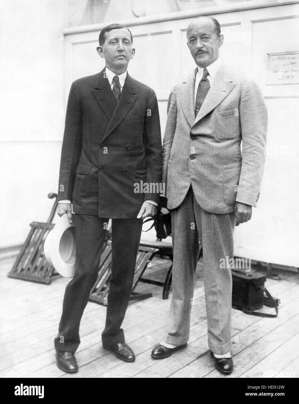 Will H. Hays, (left), ca. mid 1920s Stock Photo - Alamy