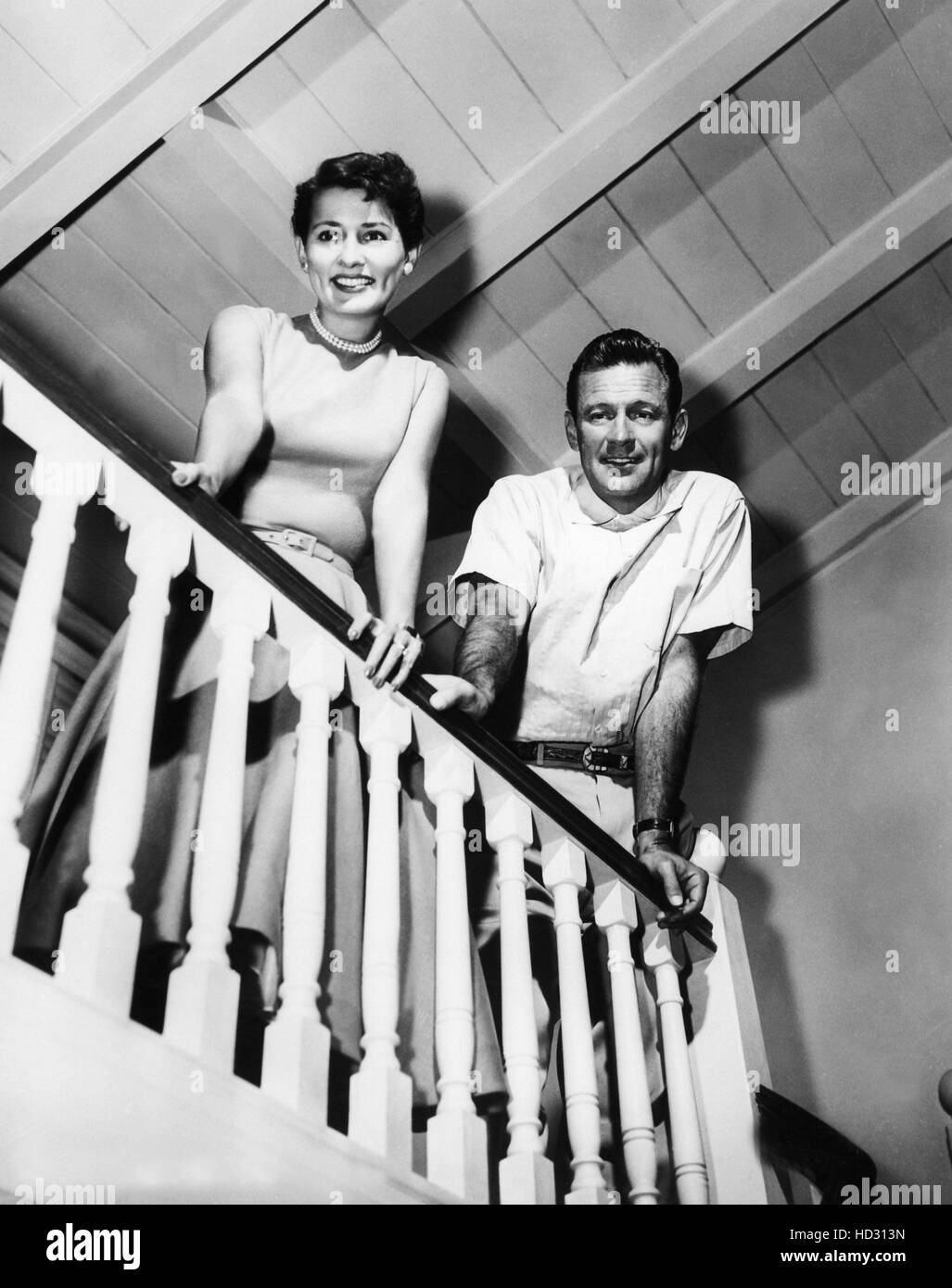 WILLIAM HOLDEN, with wife Brenda Marshall, circa 1954 Stock Photo - Alamy