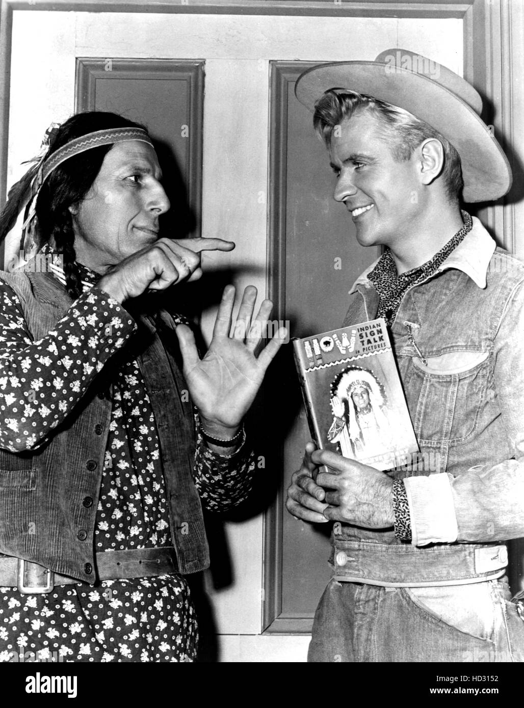 Native American icon IRON EYES CODY instructs Sugarfoot star WILL ...