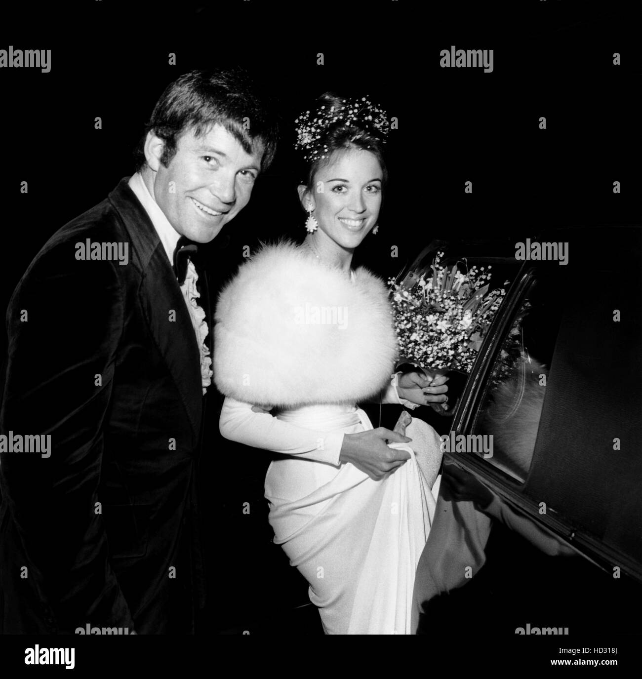 The wedding of William Shatner, left, and his second wife, actress ...