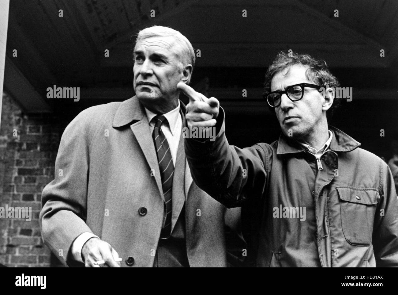 Actor MARTIN LANDAU directed by WOODY ALLEN in CRIMES AND MISDEMEANORS ...
