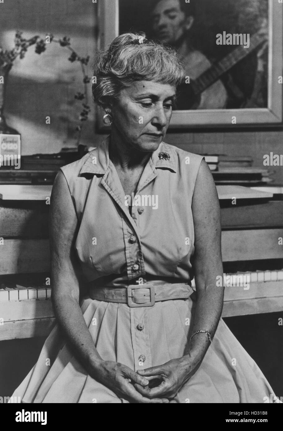 Marjorie Guthrie, widow of Woody Guthrie. 1973 Stock Photo - Alamy