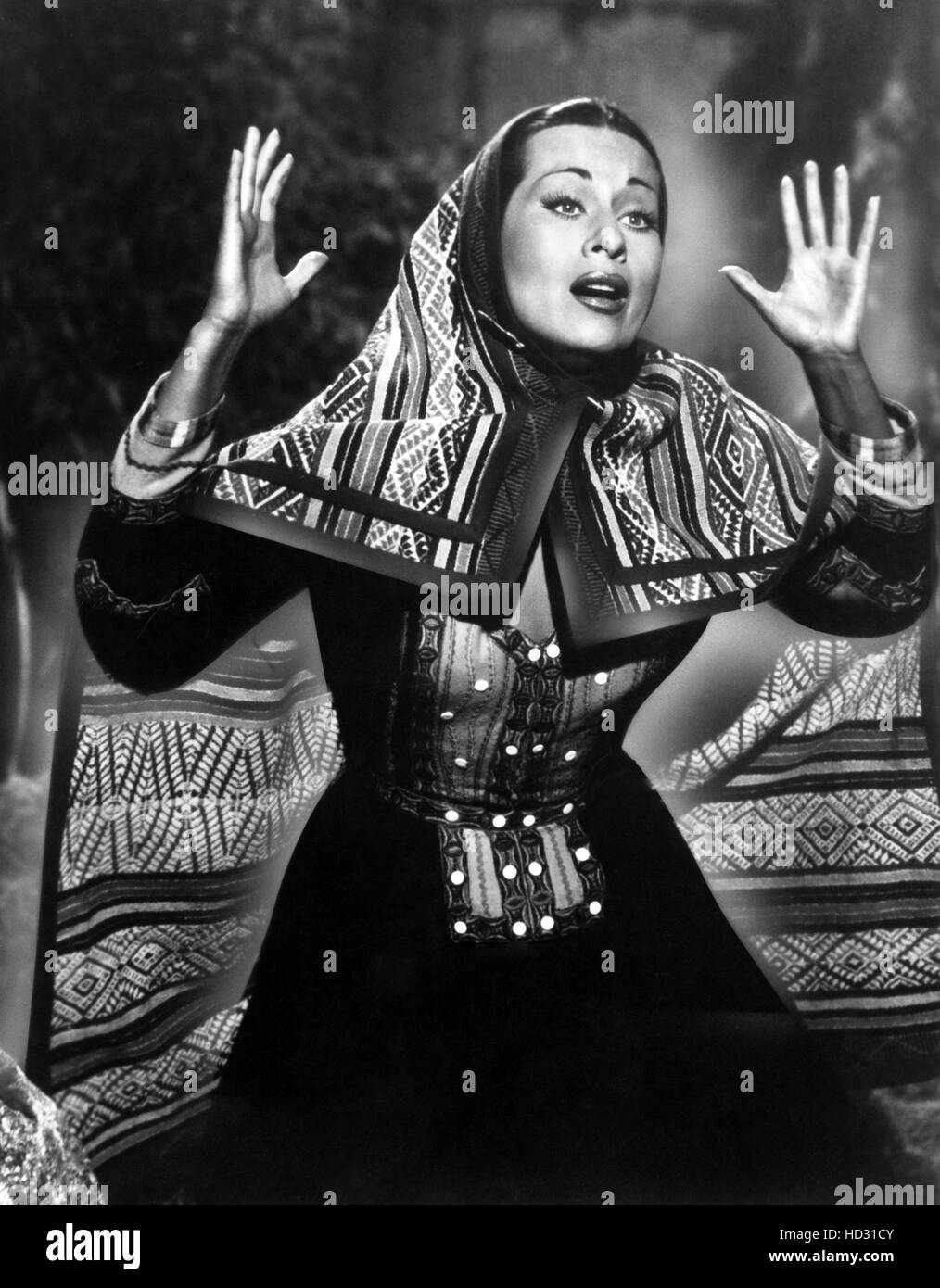 SECRET OF THE INCAS, Yma Sumac, 1954 Stock Photo - Alamy