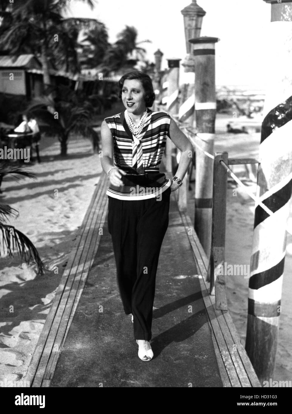 Yvonne Printemps, at the Roney Plaza Cabana Sun Club in Miami Beach, FL ...