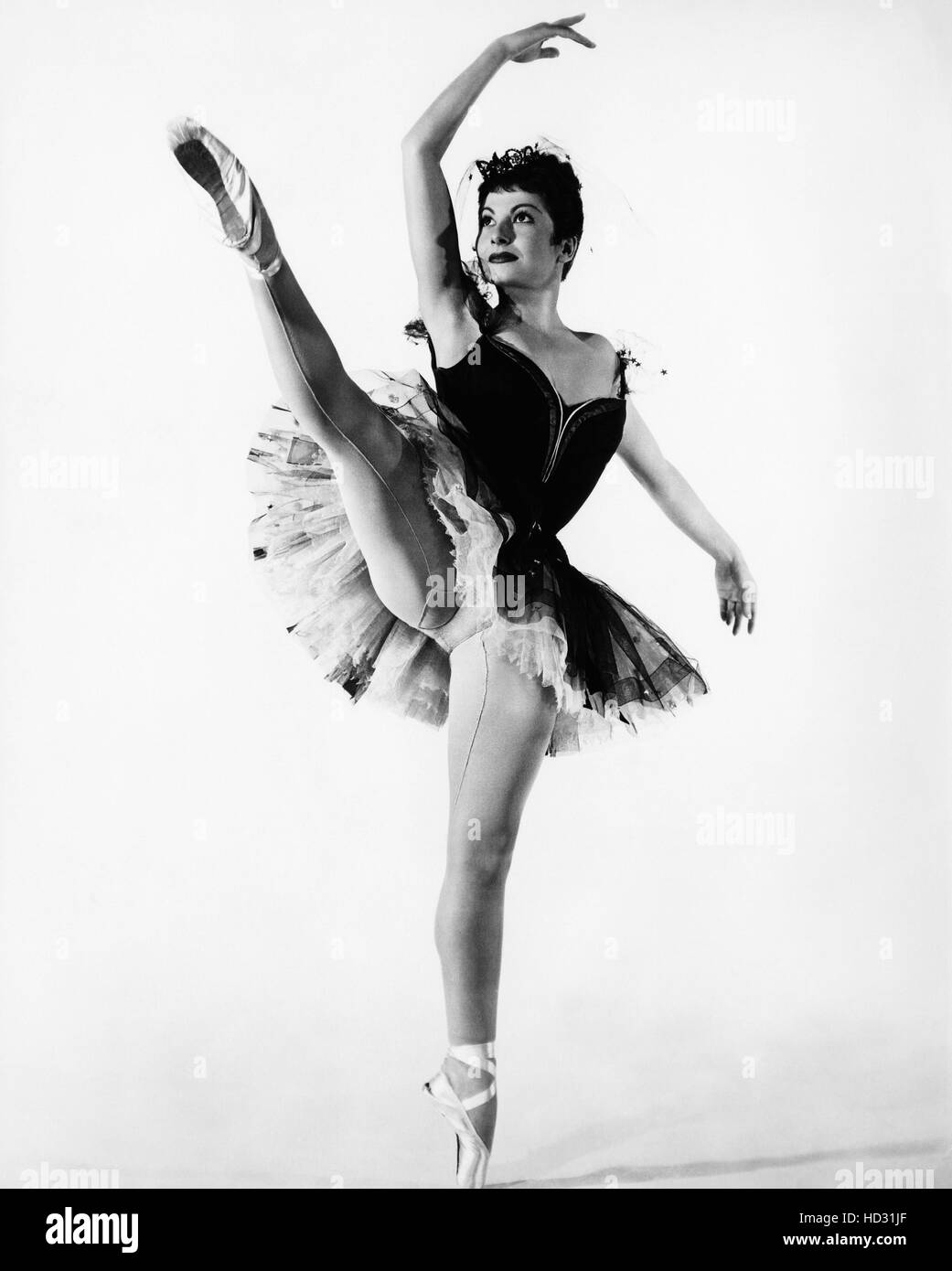 French dancer and choreographer Zizi Jeanmaire, ca. 1940s Stock Photo ...