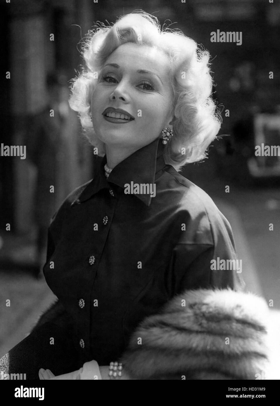 Zsa Zsa Gabor, ca. 1954 Stock Photo - Alamy
