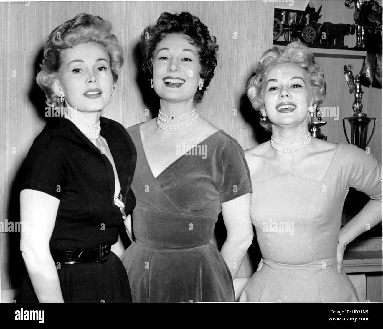 From left, Zsa Zsa Gabor, Magda Gabor, Eva Gabor, in Las Vegas, where ...