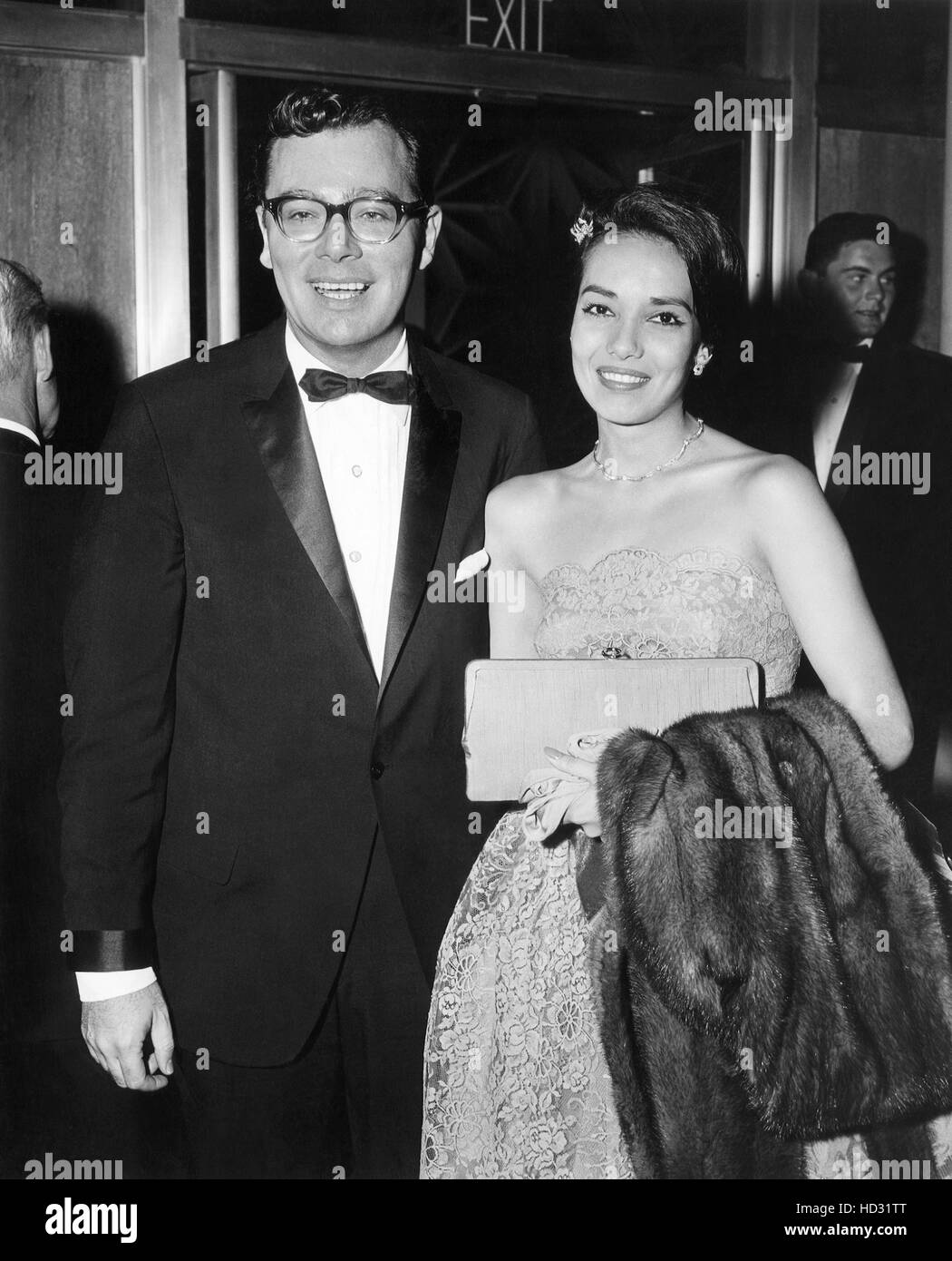 From left: producer Ross Hunter with date actress/starlet Anna Kashfi ...