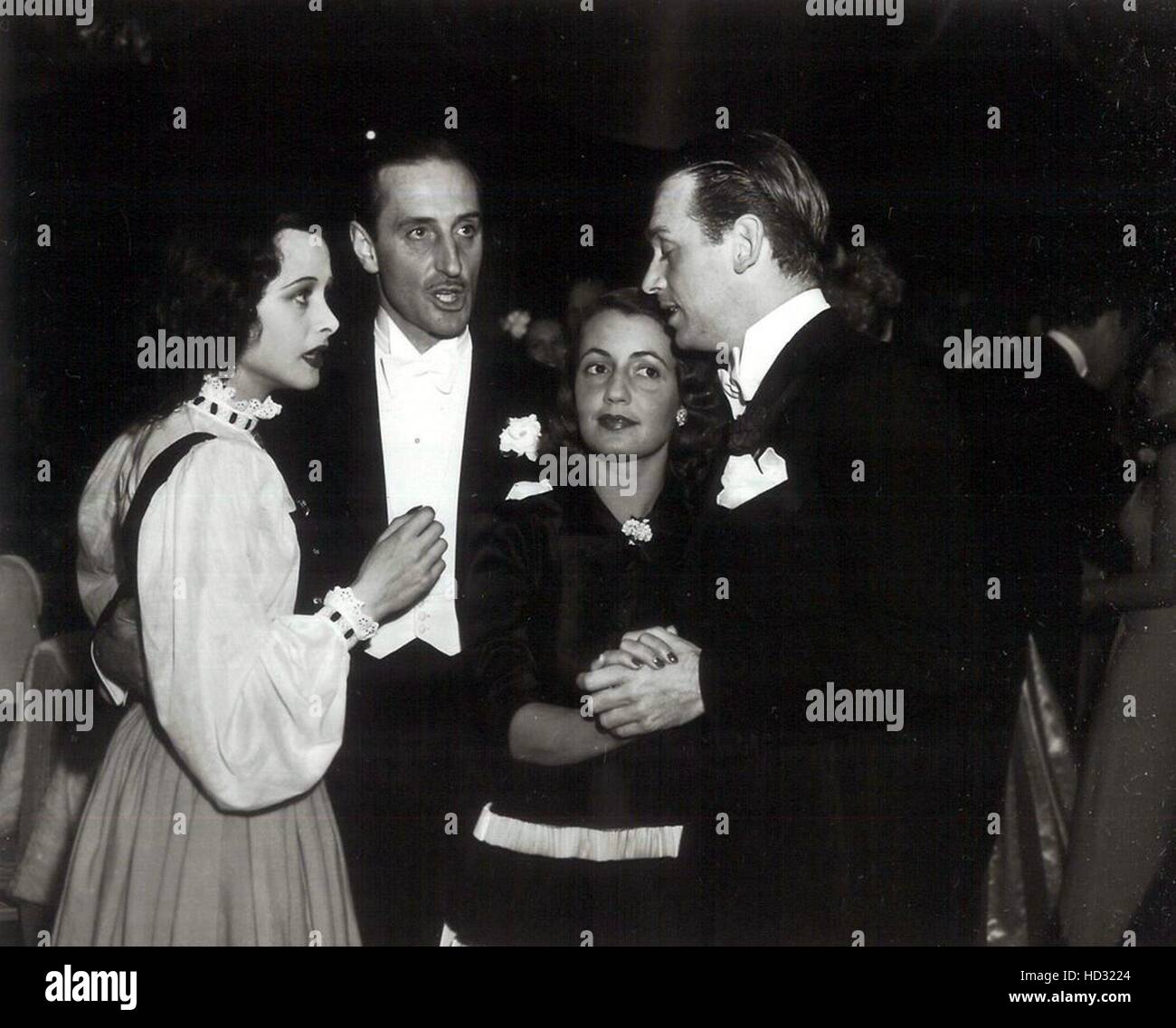from left: Hedy Lamarr, Basil Rathbone, Mary Lee Eppling and her new ...