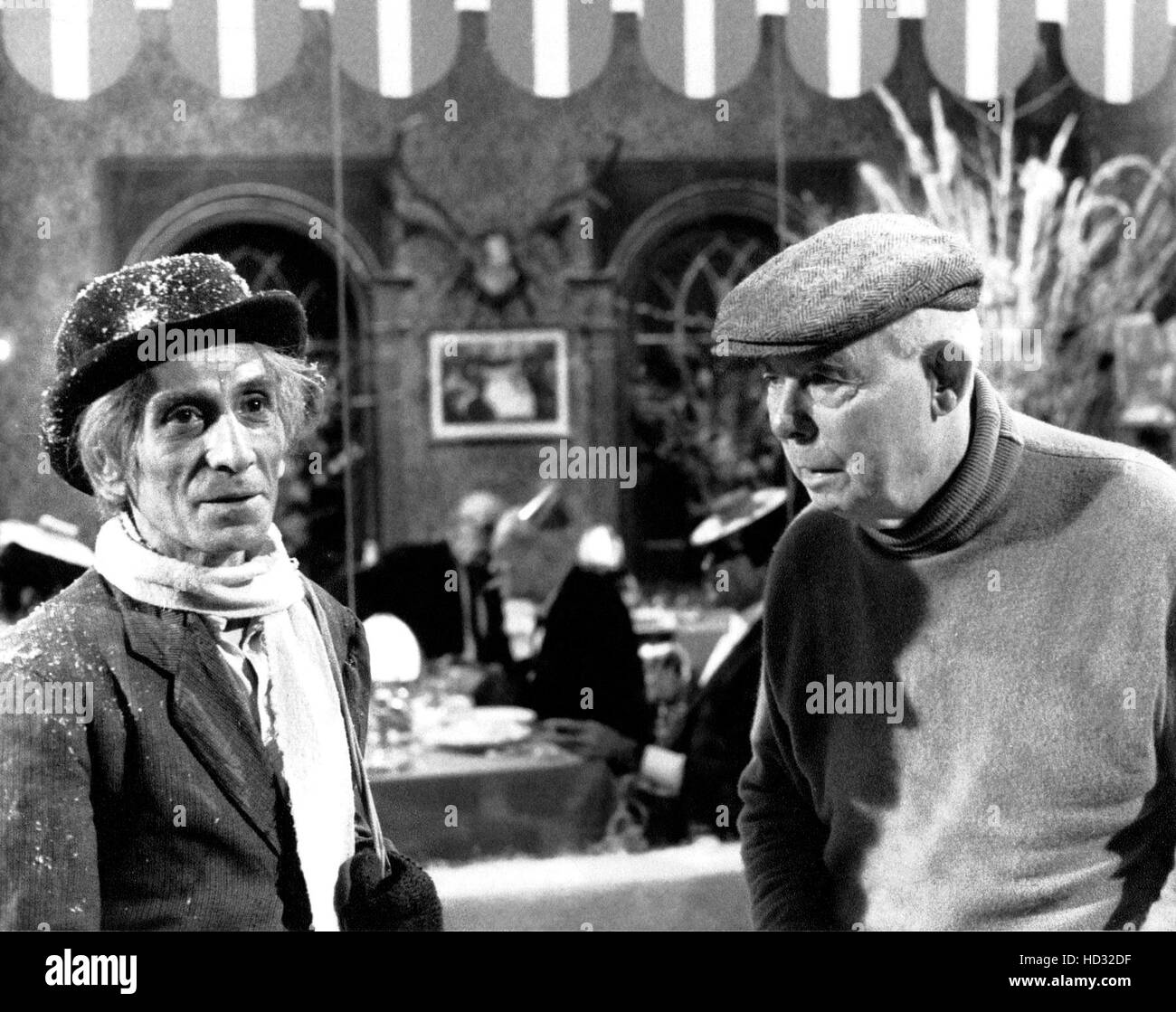 Director Jean Renoir (right) on the set of LITTLE THEATRE OF JEAN ...