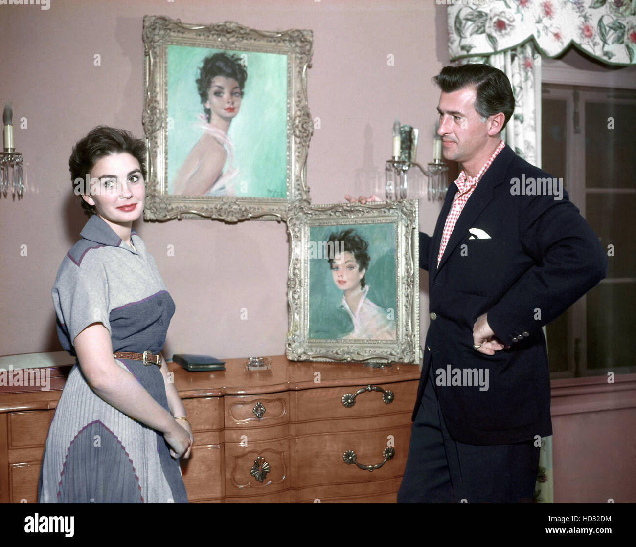Jean Simmons and Stewart Granger, 1950s Stock Photo - Alamy
