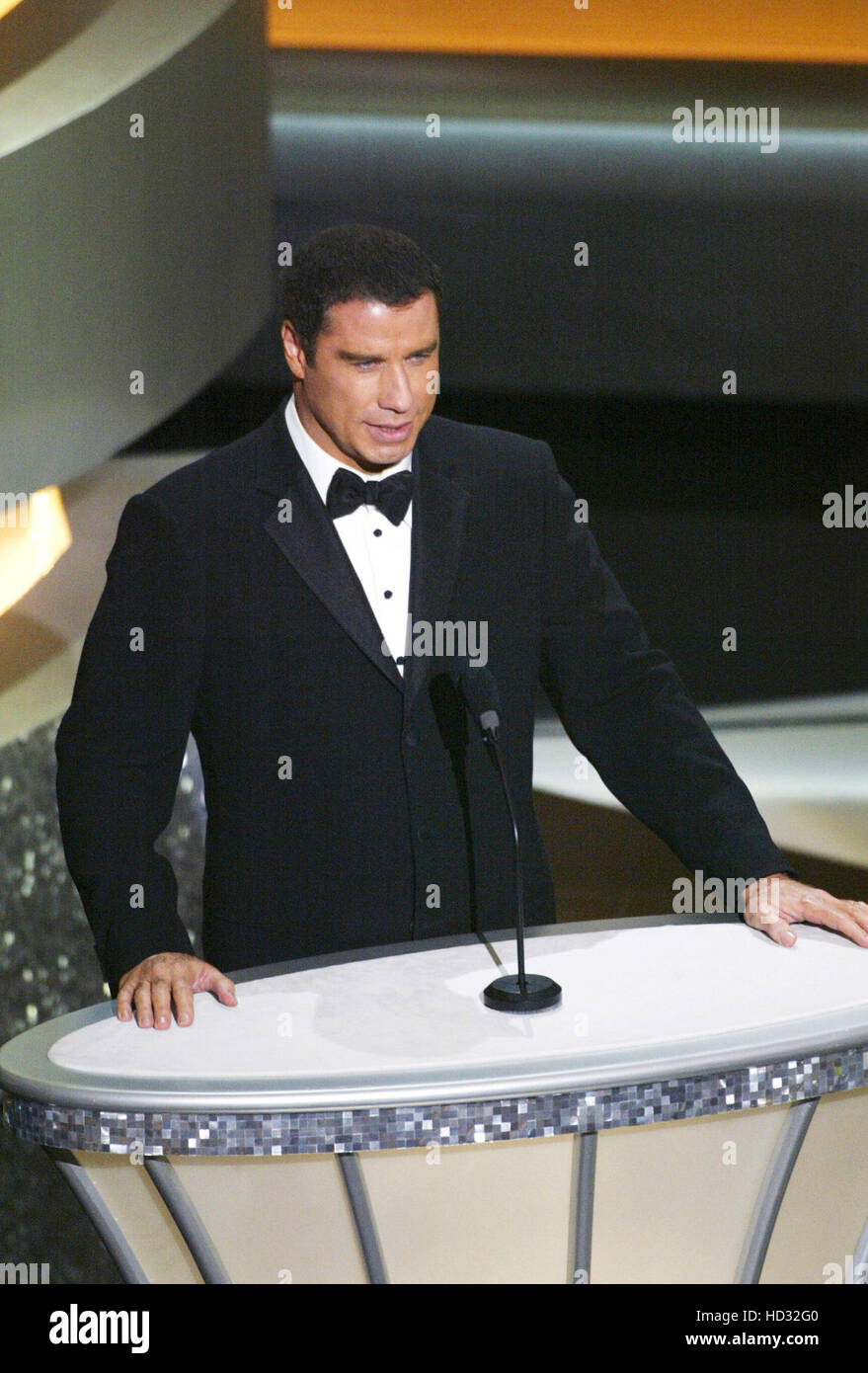 John Travolta at the 75th Academy Awards, 3/23/2003, LA, CA. ABC ...
