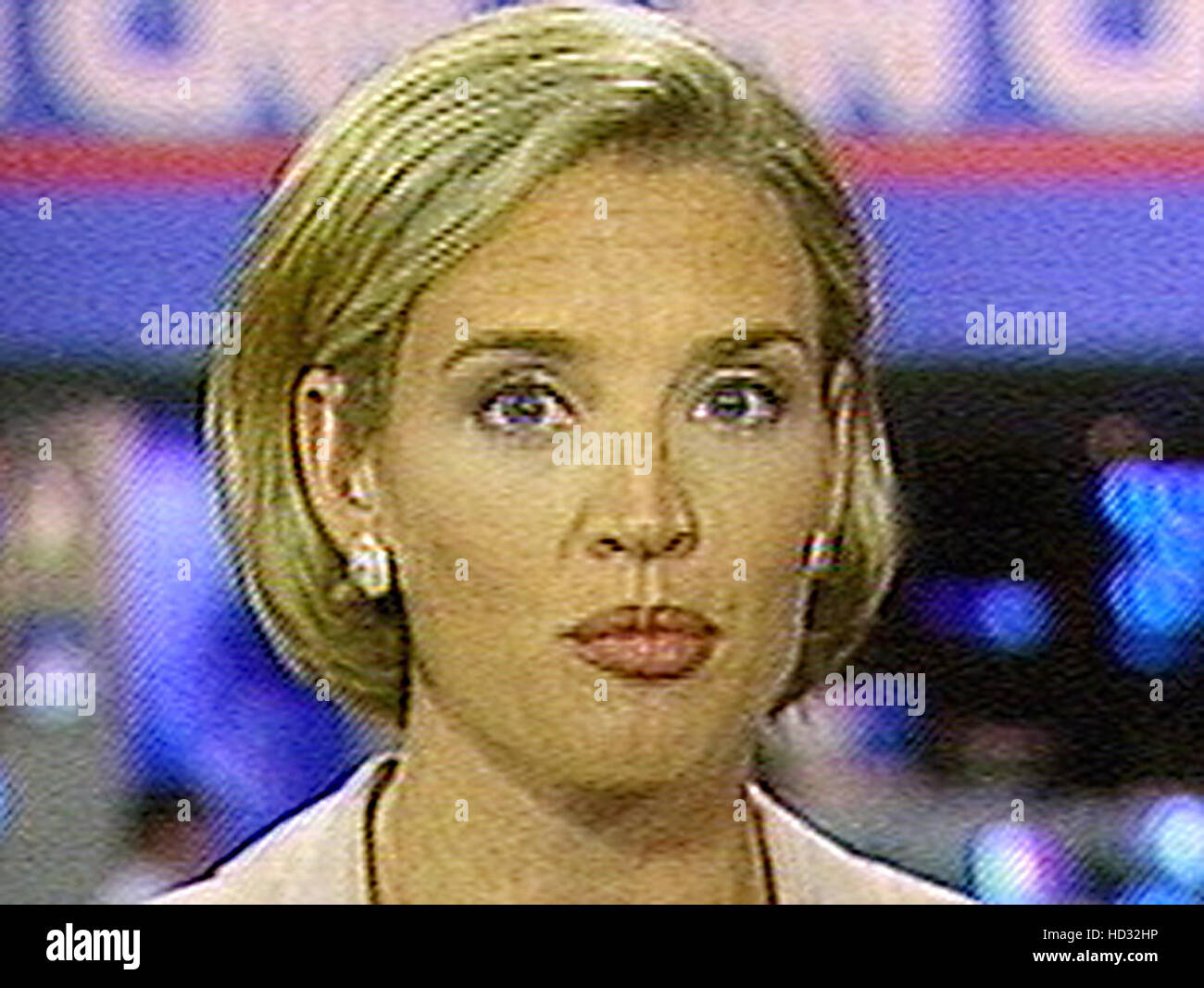 LAURIE DHUE, news anchor for CNN, circa 1998 Stock Photo - Alamy