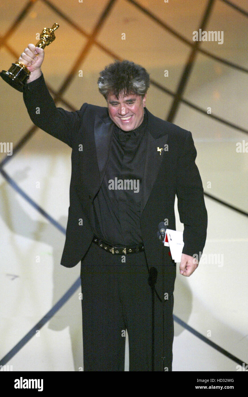 Pedro Almodovar at the 75th Academy Awards, 3/23/2003, LA, CA. ABC ...
