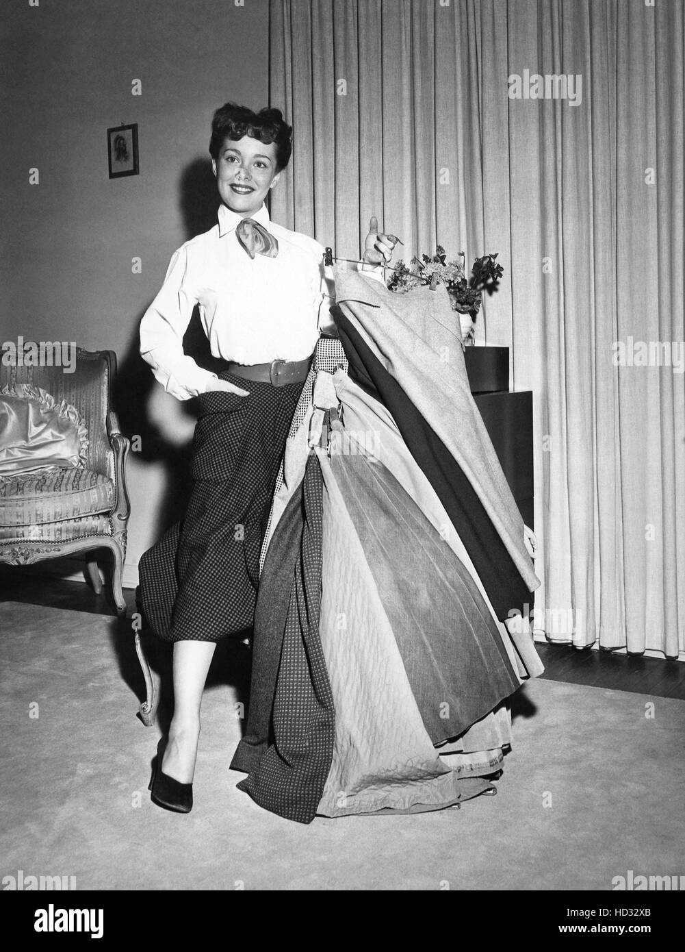 Phyllis Kirk, 1950 Stock Photo - Alamy