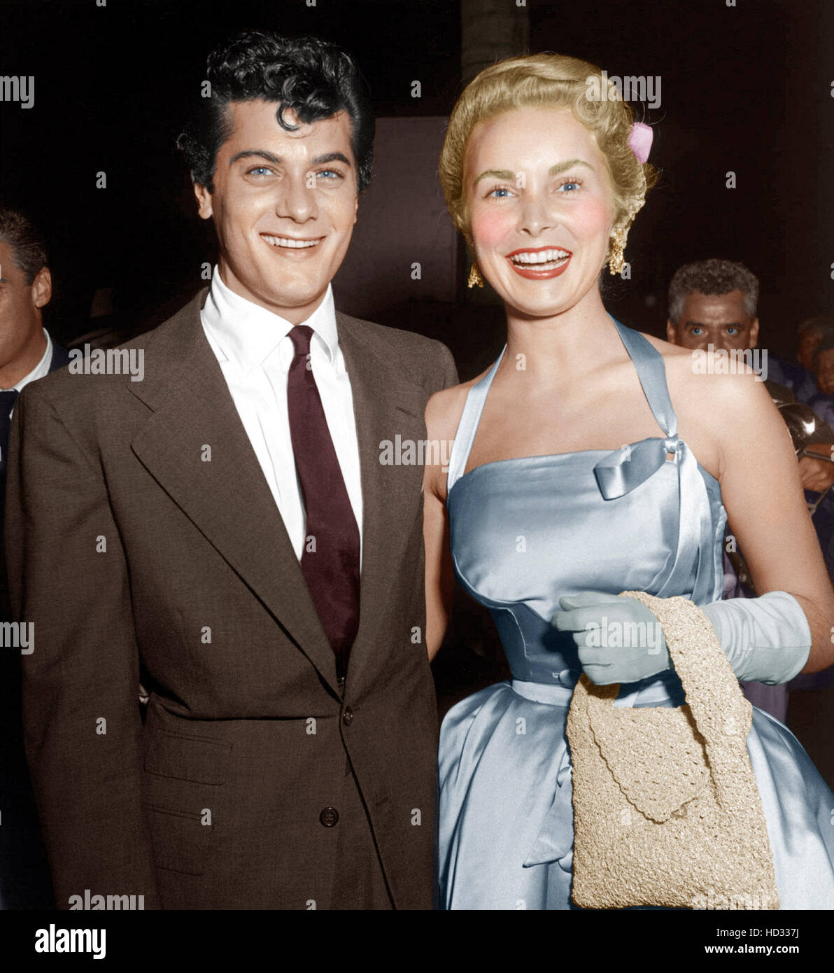 From left: Tony Curtis, Janet Leigh, ca. 1950s Stock Photo - Alamy