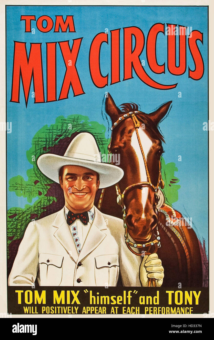 Tom mix poster hi-res stock photography and images - Alamy
