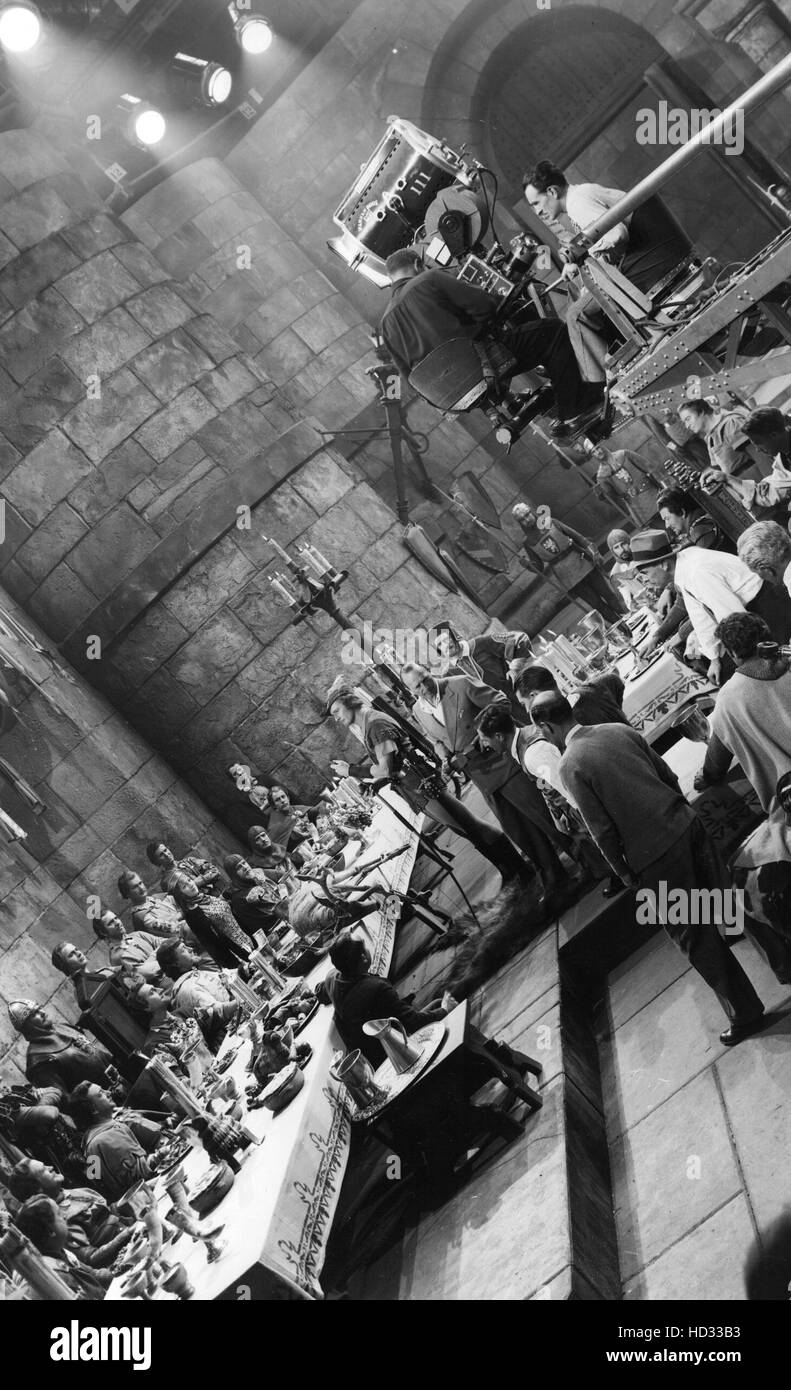 MELVILLE COOPER, BASIL RATHBONE, CLAUDE RAINS, OLIVIA DE HAVILLAND and ...
