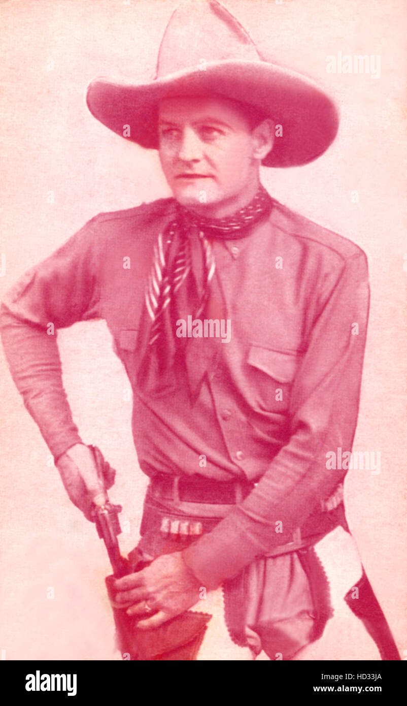 Buffalo Bill Jr. (aka Jay Wilsey), portrait ca. 1930s Stock Photo - Alamy
