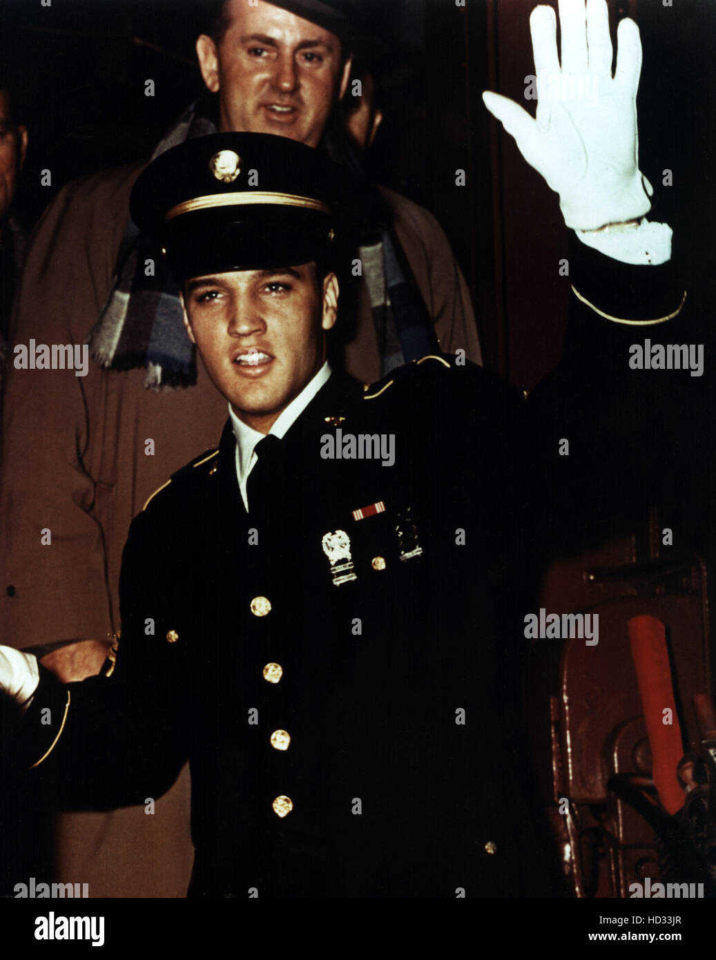 Colonel Tom Parker, Elvis Presley returning from his stint in the Army ...