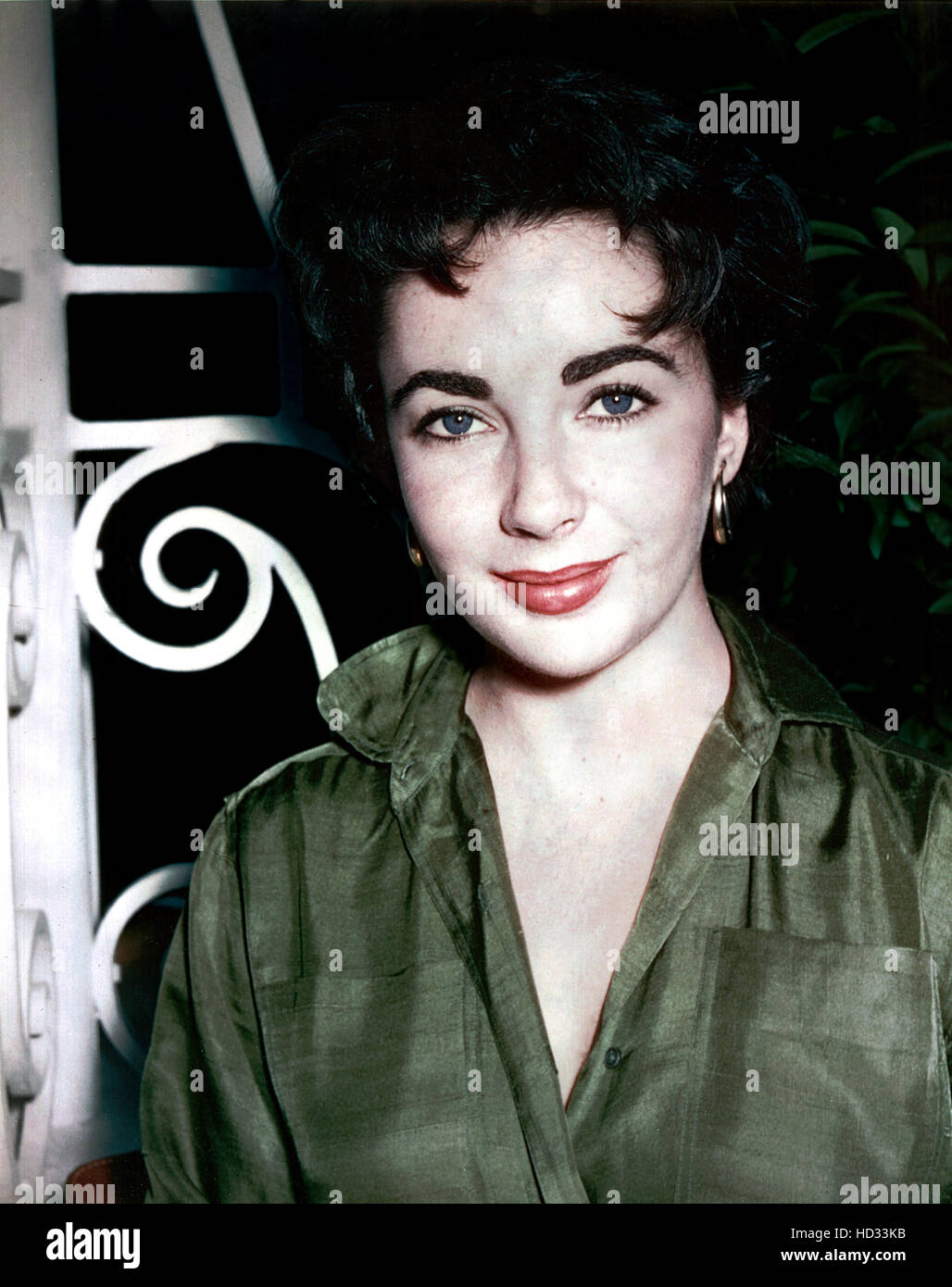 Elizabeth Taylor, 1950s portrait Stock Photo - Alamy