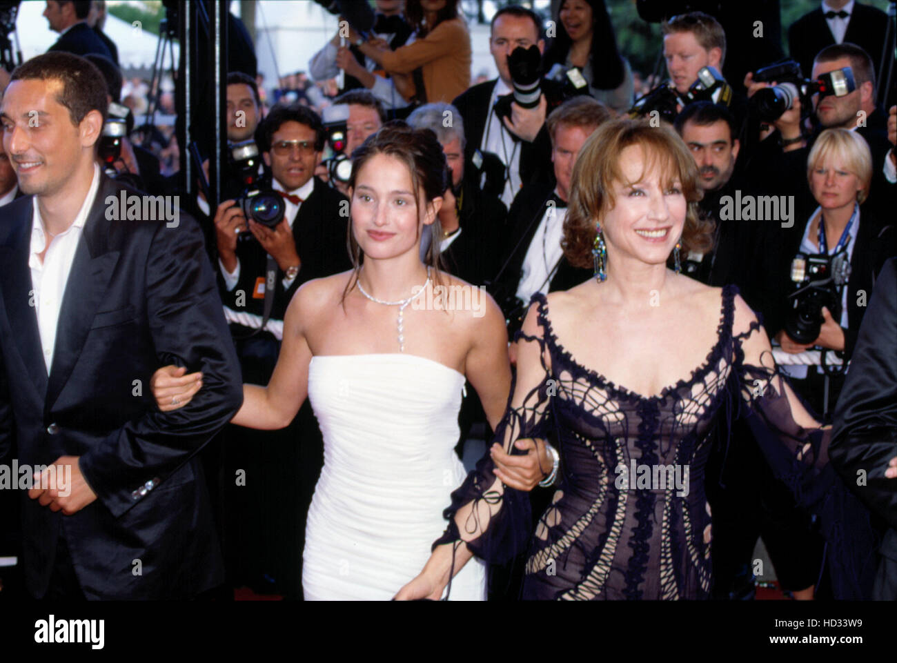Marie Gillain and Nathalie Baye at the Cannes Film Festival, May 2001 ...