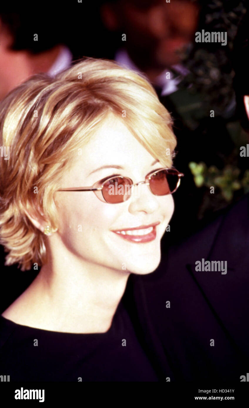 MEG RYAN at the 1998 Academy Awards, photo by Robert Hepler Stock Photo ...