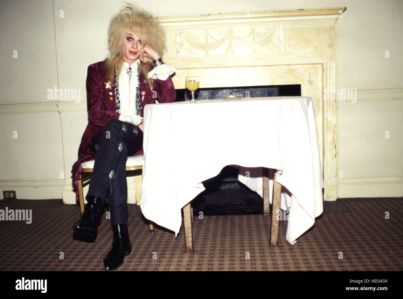 Michael Monroe, of Hanoi Rocks, circa 1980s, photo: Karen Petersen ...