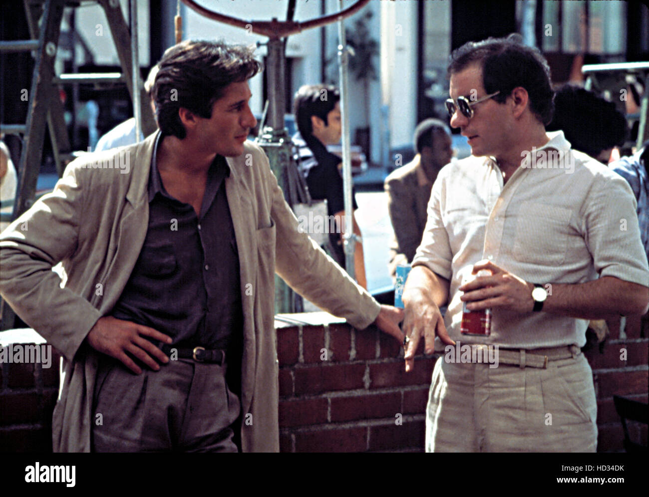 AMERICAN GIGOLO, Richard Gere and director Paul Schrader on-set 1980 ...
