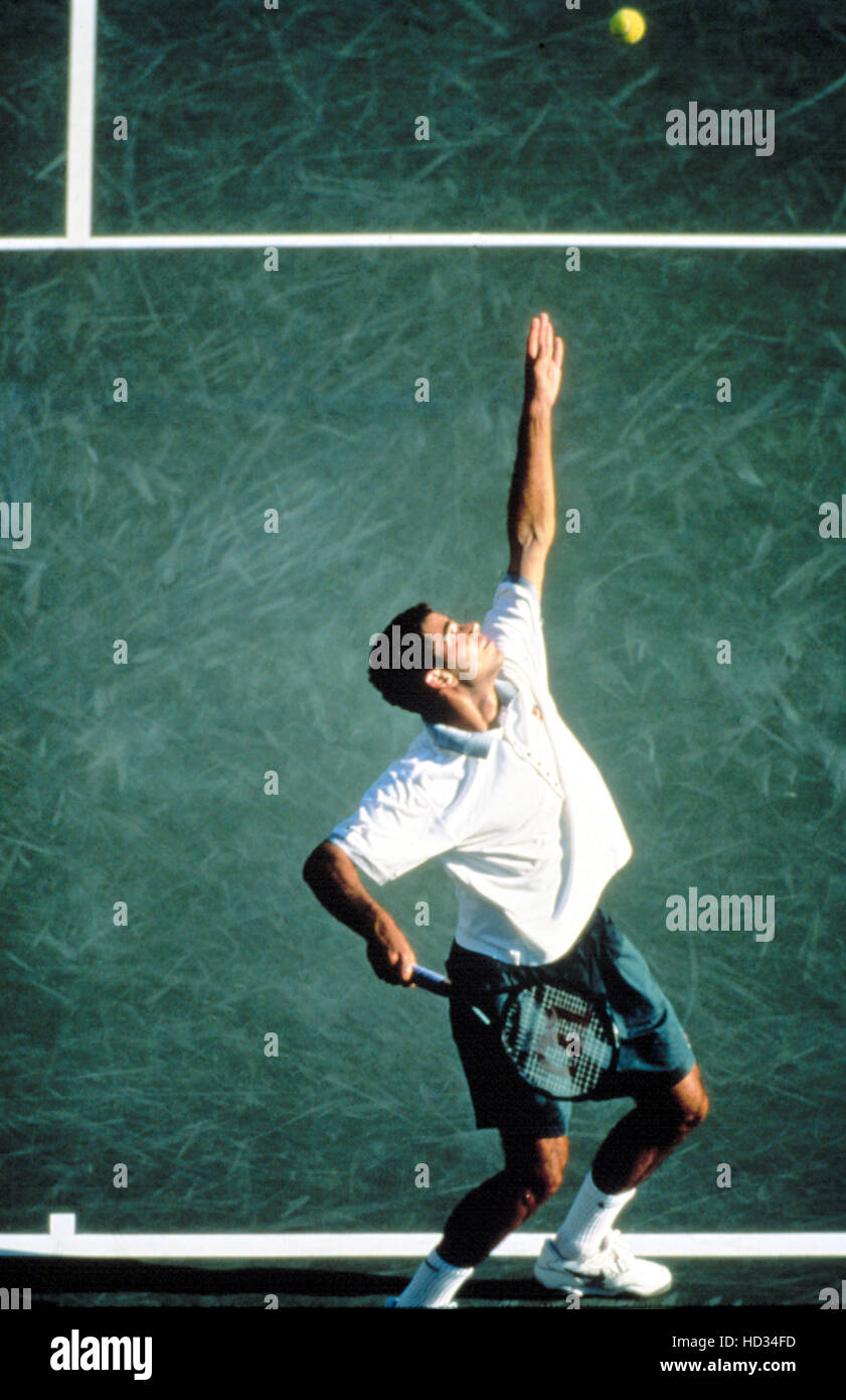Pete Sampras, US Open, circa late 1990s. (c)USA Networks. Courtesy ...
