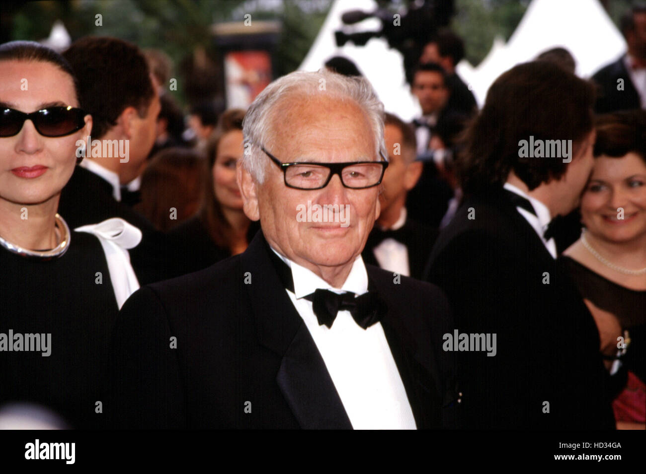 Pierre Cardin at Cannes Film Festival, 2000, by Thierry Carpico Stock ...