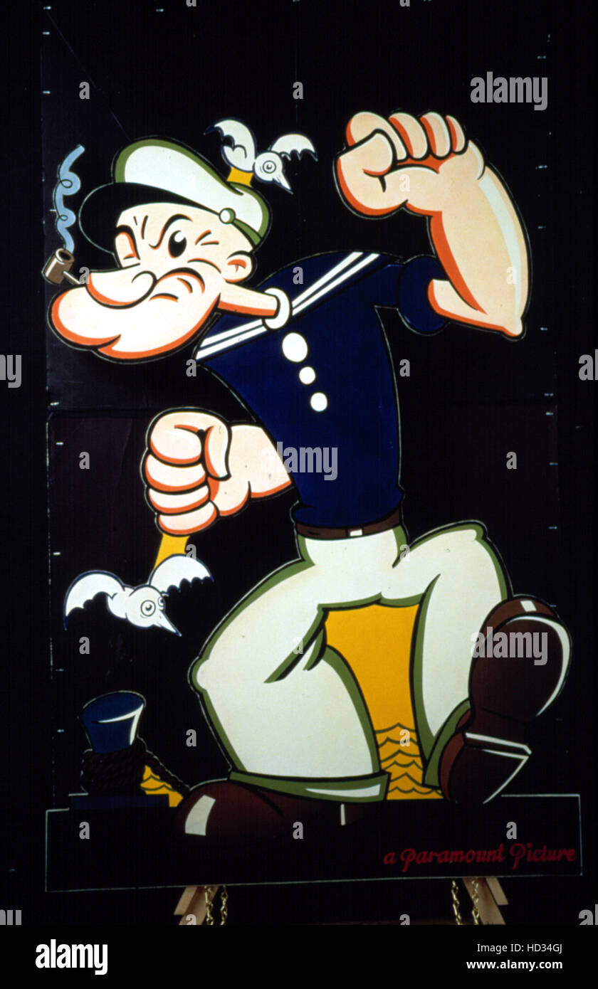 Popeye the Sailor Man Stock Photo - Alamy