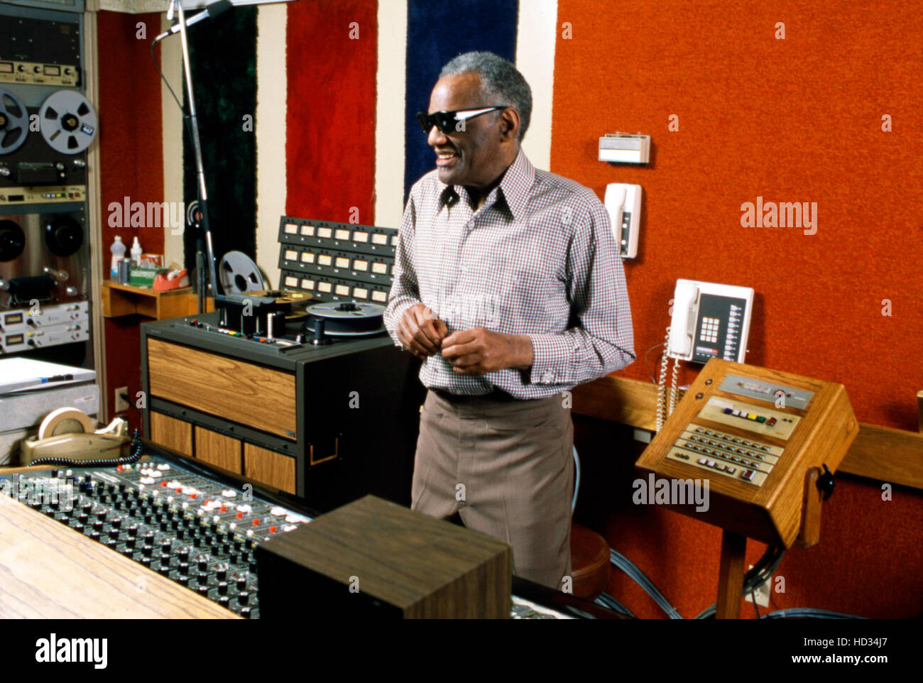 Ray Charles, 1988 Charles Bush/Courtesy Everett Collection Stock Photo ...